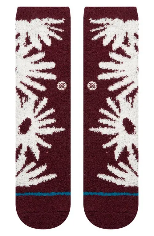 Stance Daisies Cozy Crew Socks - Fig