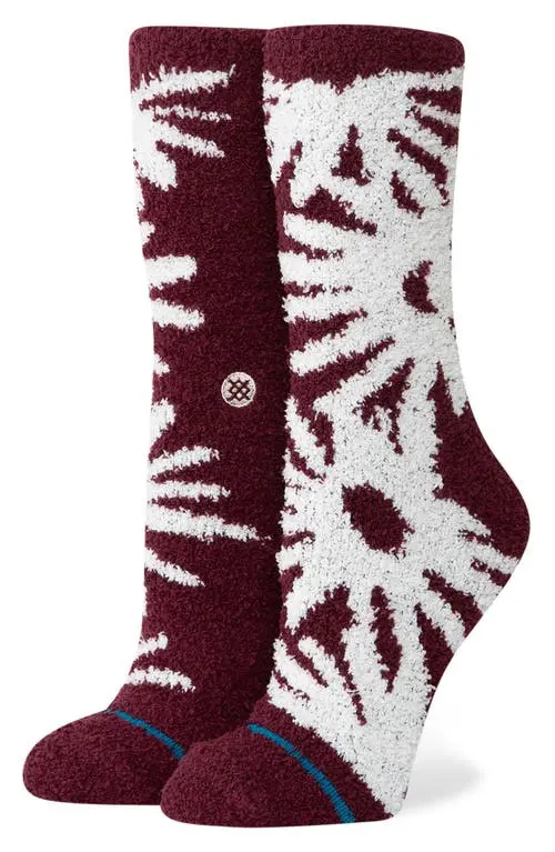 Stance Daisies Cozy Crew Socks - Fig
