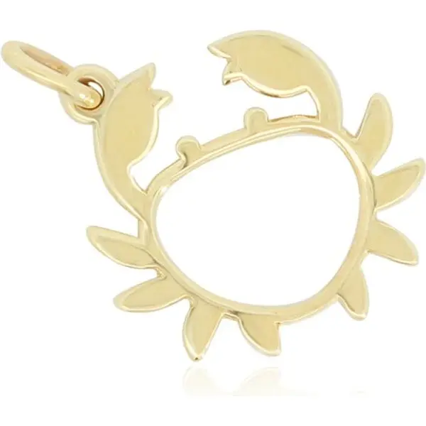 THE LOVERY FINE JEWELRY 14k Crab Charm - Yellow Gold