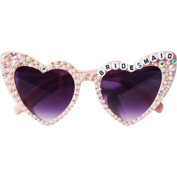 UNTAMED PETALS Studded 'bridesmaid' Sunglasses - Pink