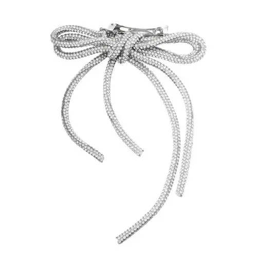 UNTAMED PETALS Park Ave Bow - Silver