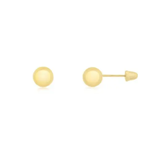 THE LOVERY FINE JEWELRY Ball Screw Back Stud Earrings - Yellow Gold