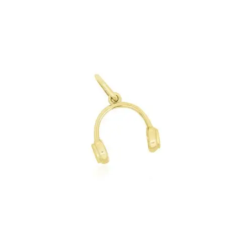 THE LOVERY FINE JEWELRY Mini Gold Headphone Charm - Yellow Gold