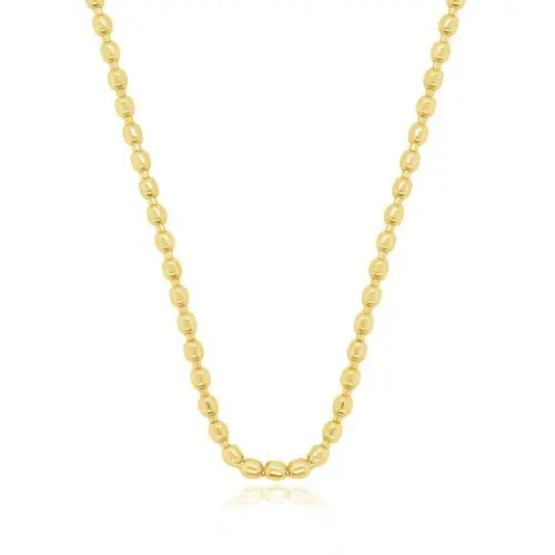 THE LOVERY FINE JEWELRY 14k Gold Nugget Bead Chain Necklace - Yellow Gold