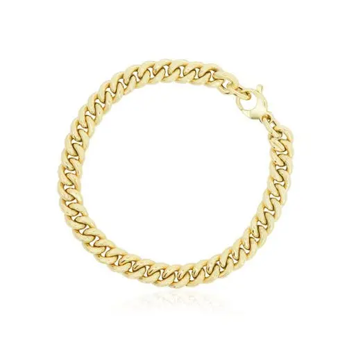 THE LOVERY FINE JEWELRY Curb Chain Bracelet - Yellow Gold