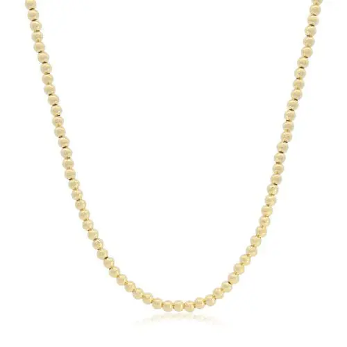 THE LOVERY FINE JEWELRY 14k Ball Bead Chain Necklace - Yellow Gold