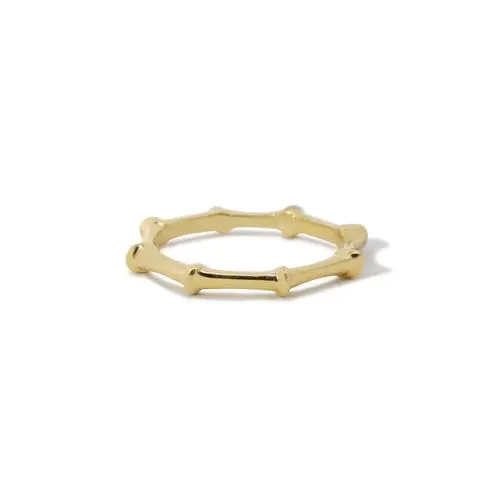 THE LOVERY FINE JEWELRY 14k Bamboo Ring - Yellow Gold