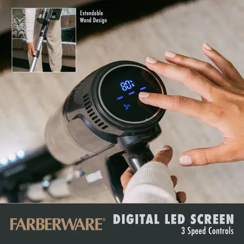FARBERWARE Cordless Elite Stick Vacuum Cleaner