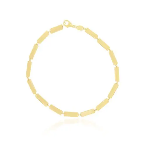 THE LOVERY FINE JEWELRY 14k Bar Link Bracelet - Yellow Gold