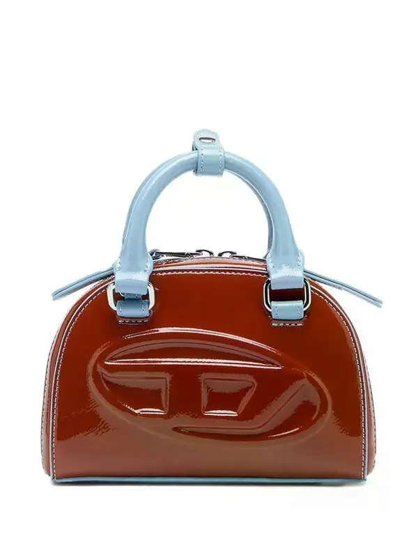 DIESEL® 1dr Dome Embossed Crossbody Bag - Brown