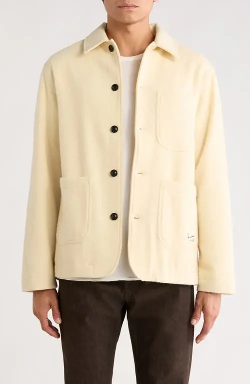 MERZ B. SCHWANEN Burel Wool Shirt Jacket - Nature