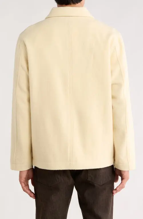 MERZ B. SCHWANEN Burel Wool Shirt Jacket - Nature