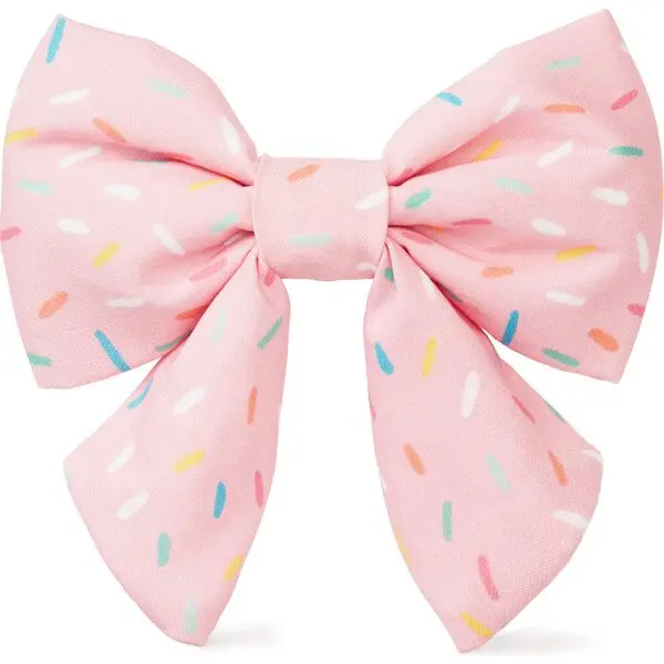 THE FOGGY DOG Sprinkles Dog Bow - Pink