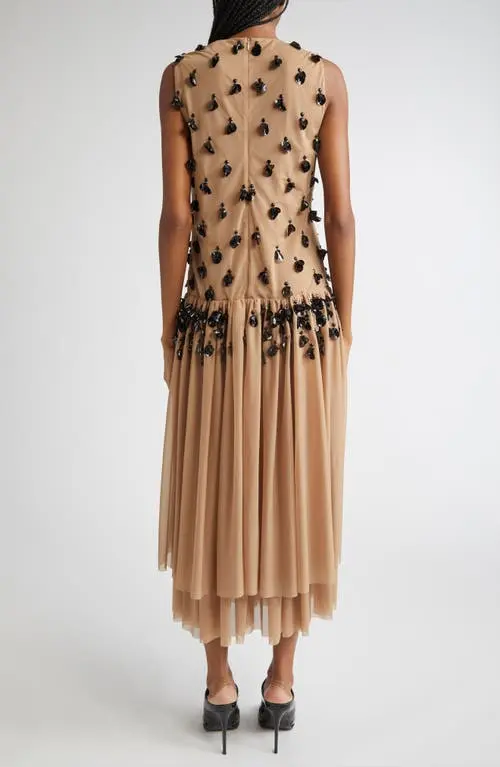 DIOTIMA Embellished Drop-waist Cocktail Dress