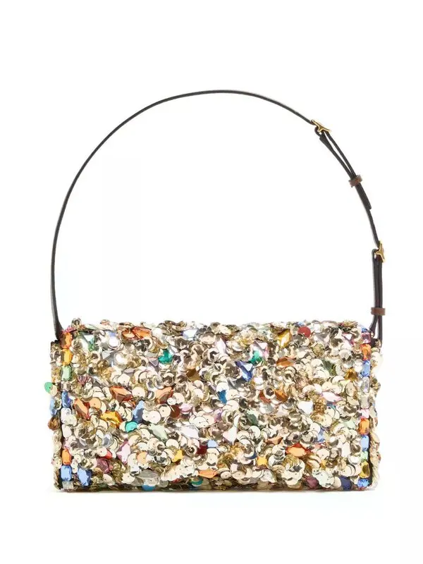 Valentino Garavani Devain Sequin Shoulder Bag