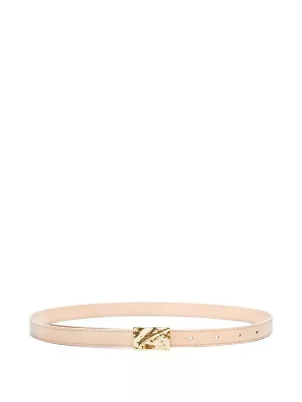 Loulou De Saison Minar Leather Belt - Neutrals