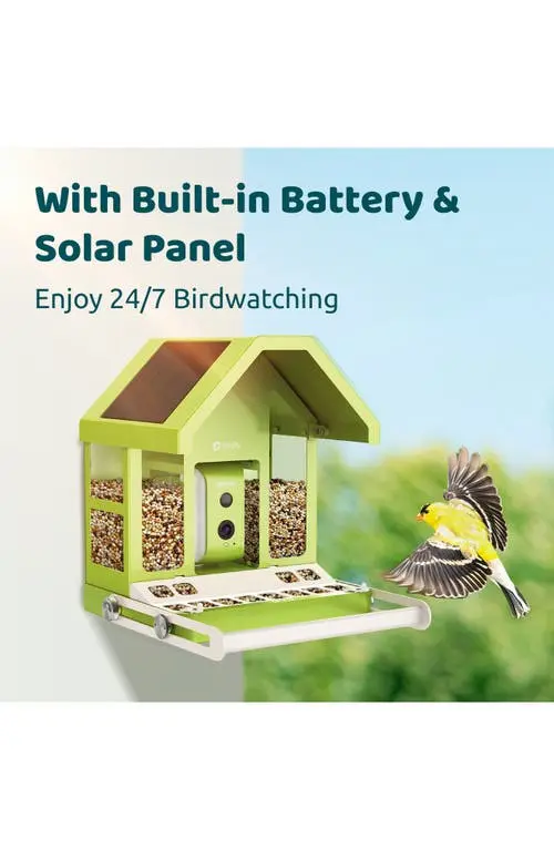 BIRDFY Smart Metal Bird Feeder With Camera