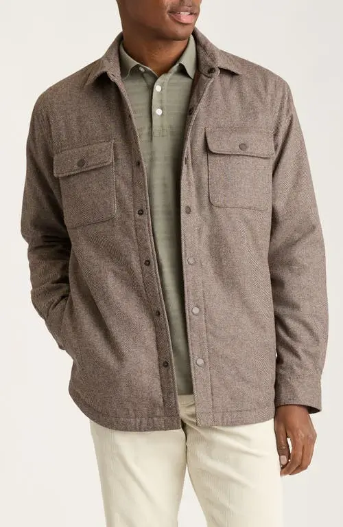 Bonobos Brushed Wool Blend Twill Shacket