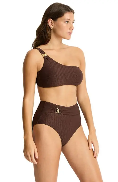 SEA LEVEL Luminara High Waist Bikini Bottoms