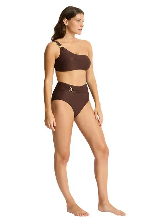 SEA LEVEL Luminara High Waist Bikini Bottoms