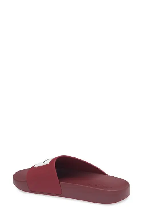 Givenchy Label Slide Sandal - Red Cherry