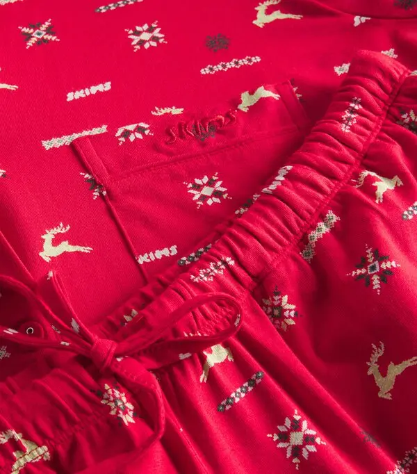 SKIMS Modal-blend Festive Print Pyjama Set