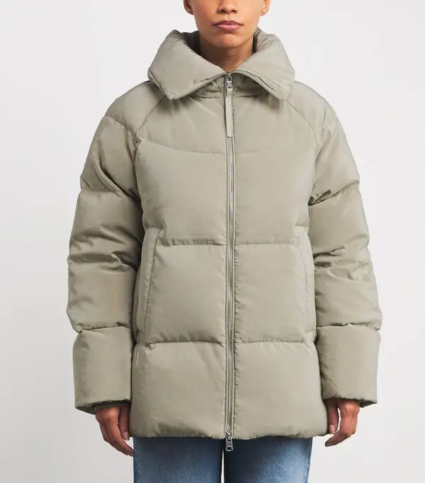 Varley Valencia Down Puffer Jacket - Grey