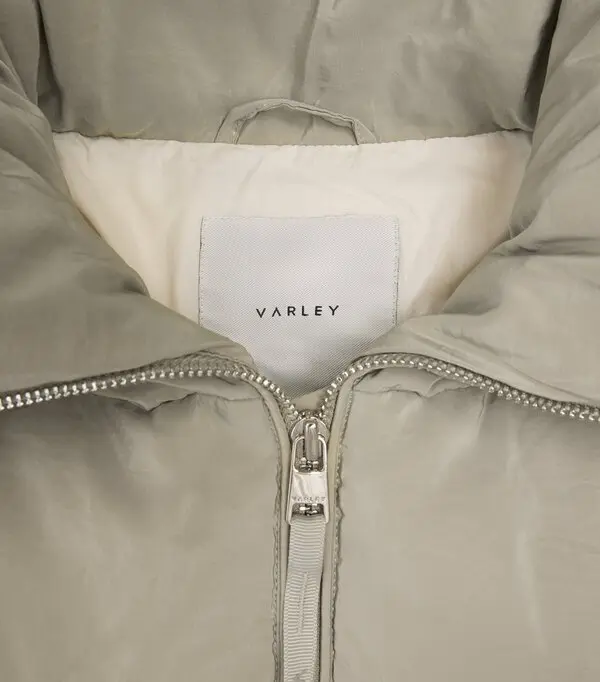 Varley Valencia Down Puffer Jacket - Grey