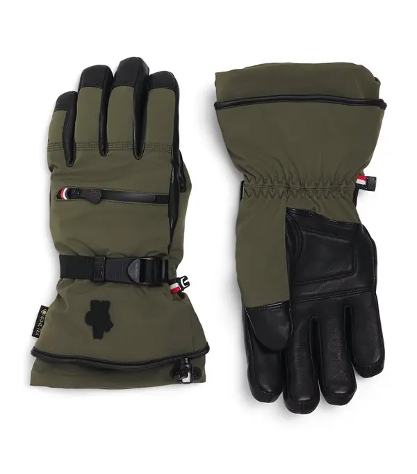 Moncler Padded Grenoble Gloves - Beige