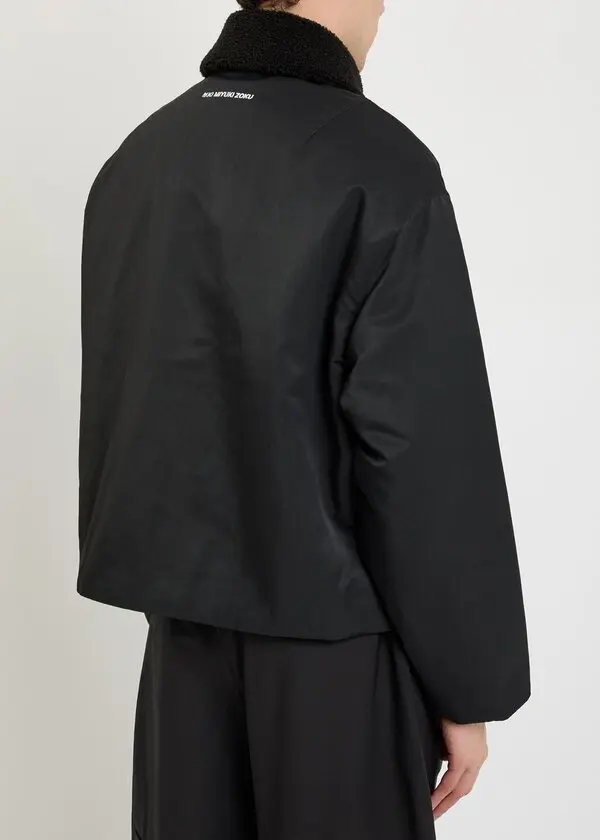 MKI MIYUKI ZOKU Padded Shearling-collar Nylon Jacket