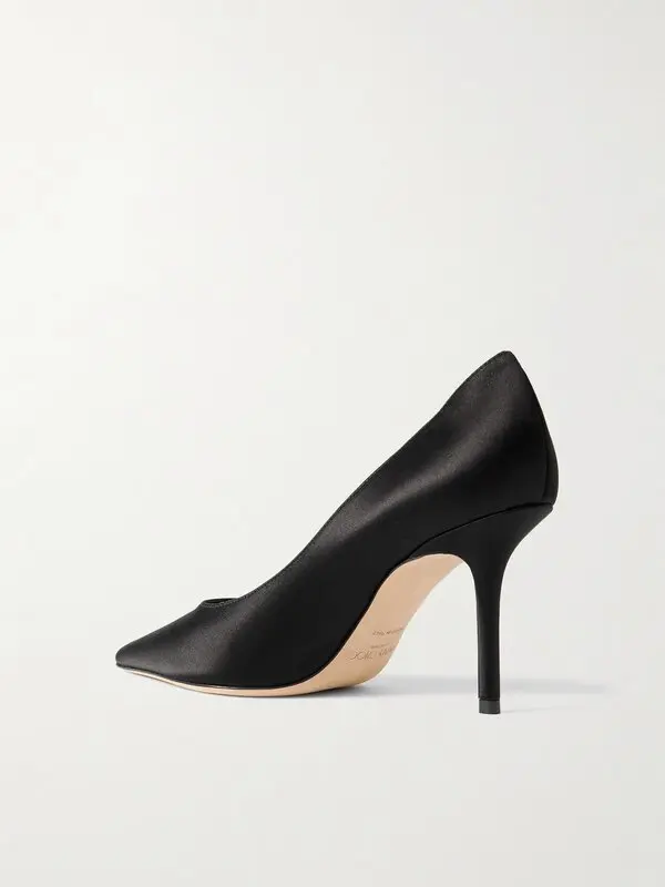 JIMMY CHOO Love 85 Satin Pumps