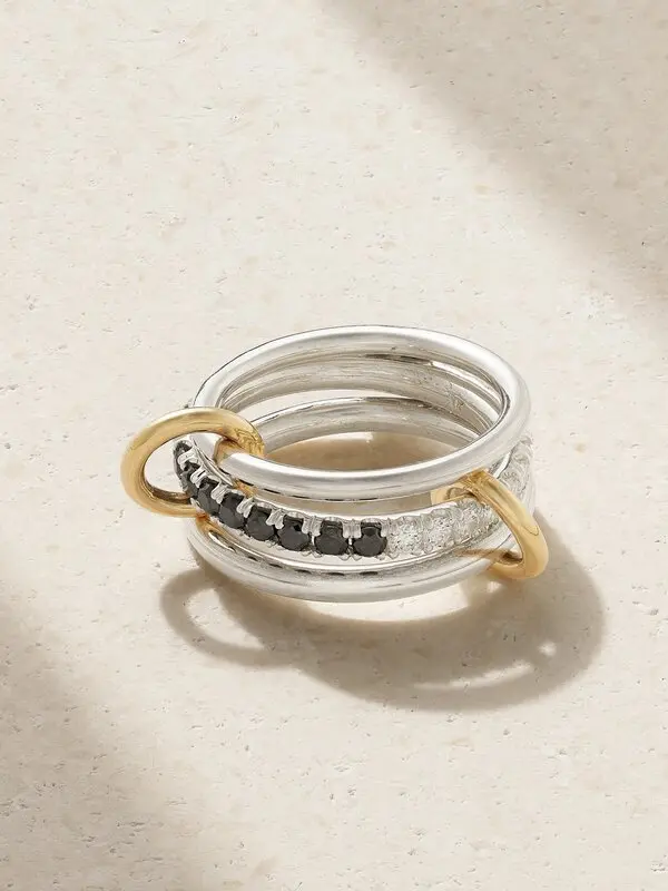 SPINELLI KILCOLLIN Petunia Eclipse Diamond Ring - Silver