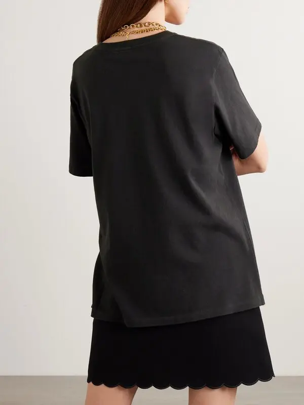 Chloé Printed Organic Cotton-jersey T-shirt