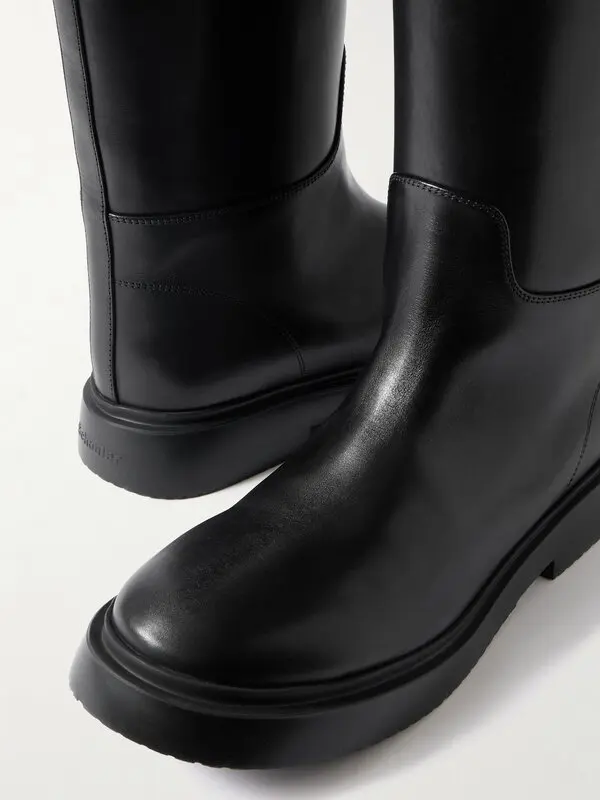 Proenza Schouler Bank Leather Knee Boots