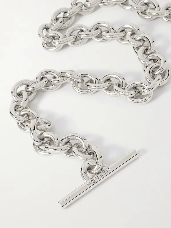 Alexander McQueen Chain Belt - Silver