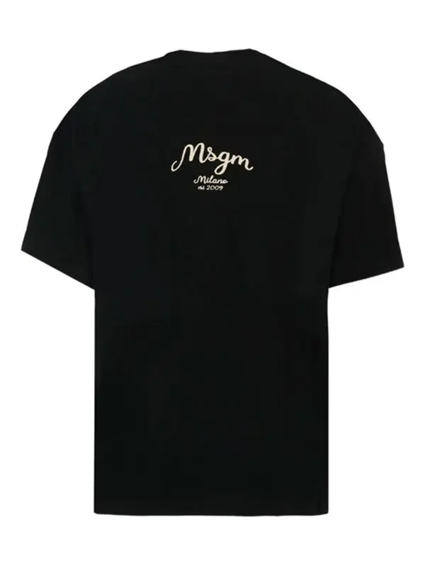 MSGM T-shirt With Logo - Black