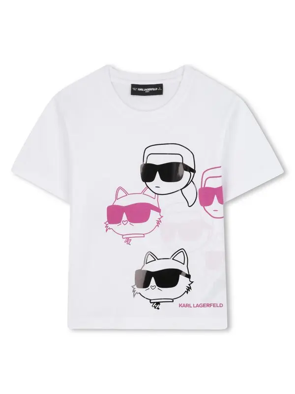 Karl Lagerfeld T-shirt With Logo - White