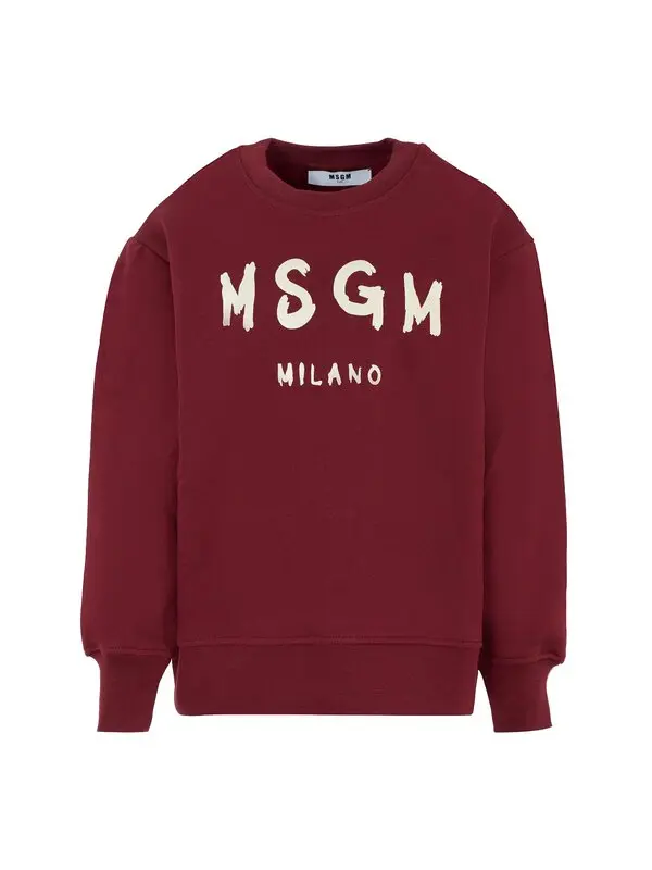 MSGM Jersey With Logo - Red