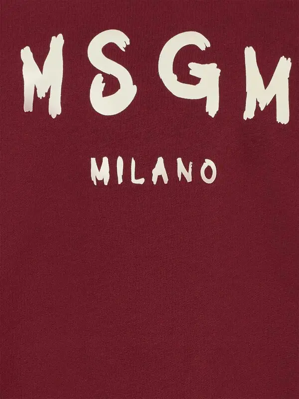 MSGM Jersey With Logo - Red