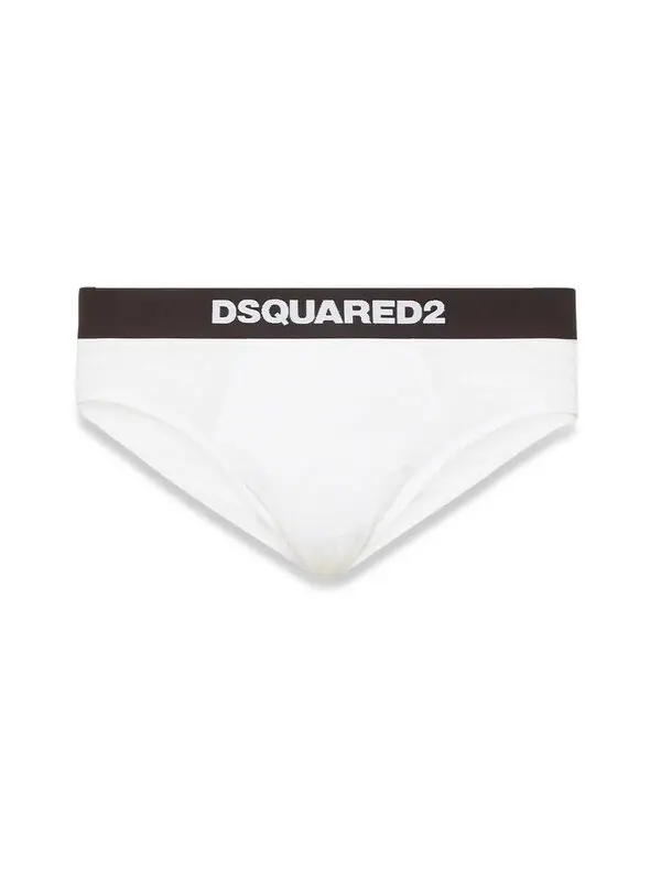 Dsquared2 Briefs With Logo - White