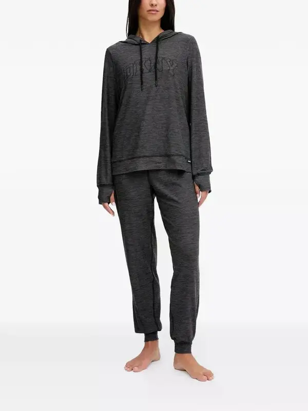 Dkny Hooded Pajama Set - Grey