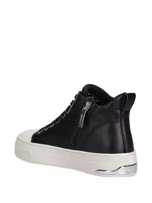 Dkny 35mm Logo-lettering High-top Sneakers