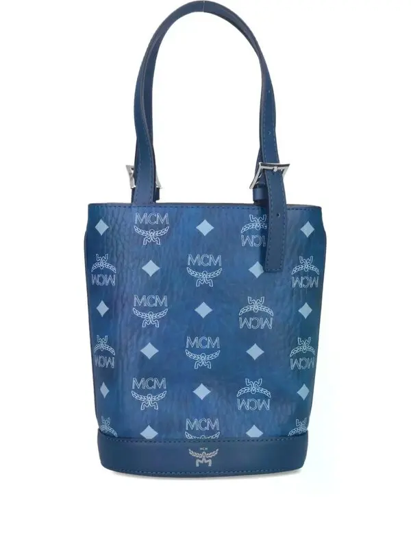 Mcm Mini Logo-print Tote Bag