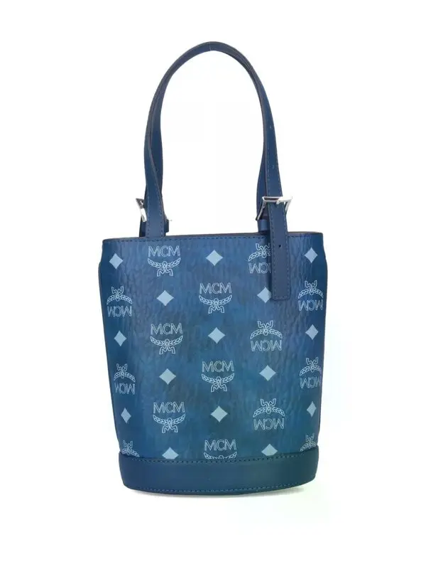 Mcm Mini Logo-print Tote Bag
