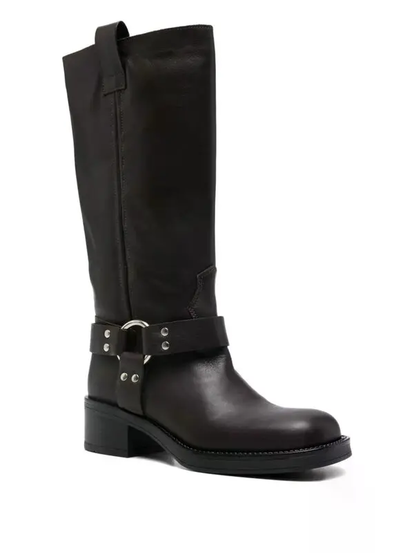 GISEL MOIRE 50mm Blackpool Biker Boots
