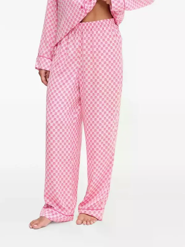 Dkny Logo Print Pajama Set
