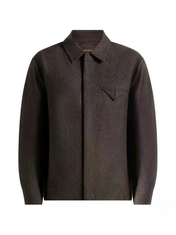 Manière De Voir Elliot Mélange-effect Tailored Shirt