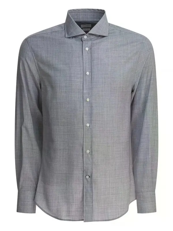 Brunello Cucinelli Buttoned Shirt - Grey