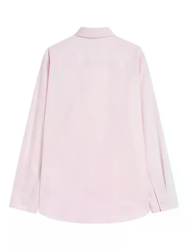 JIL SANDER Button-up Long-sleeve Poplin Shirt - Pink
