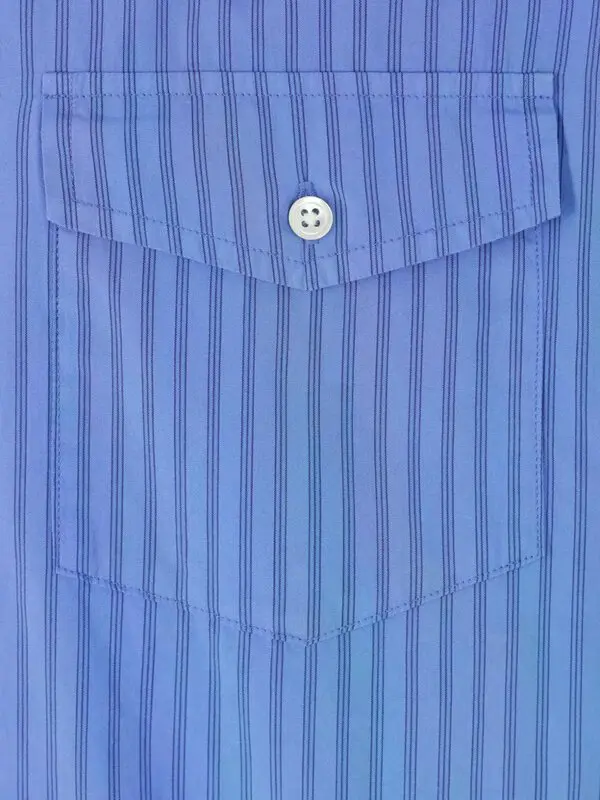 J.PRESS Striped Pocket Shirt